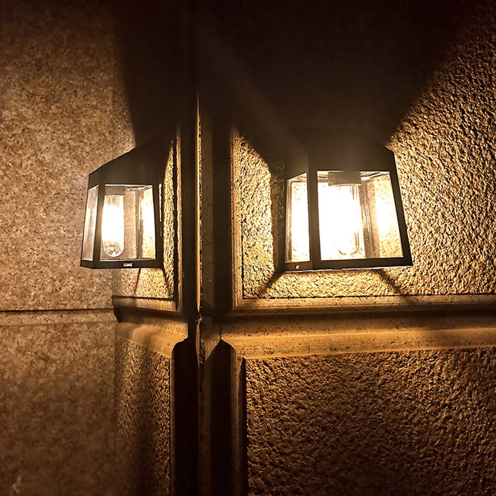 AZXY 2pc Solar Lights for Outside,Solar Security Lights,Solar Flood ...