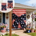 AZXY 4th of July Patriotic Garden Flag, Navy Star Background Red White ...