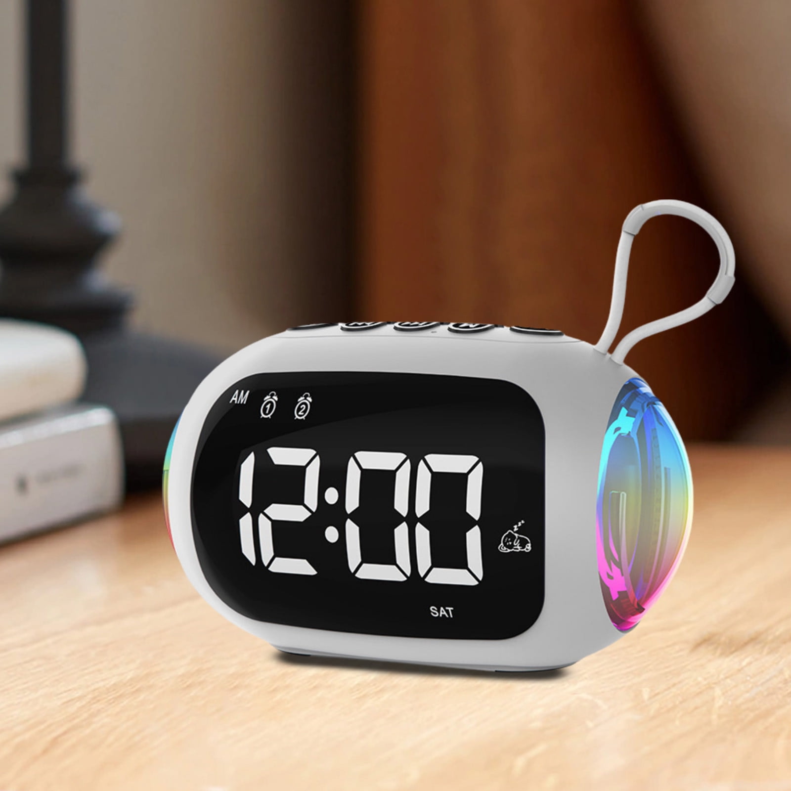 AZXY Alarm Clock,Digital Clocks for Bedrooms,Smart Alarm Clocks,Deep ...