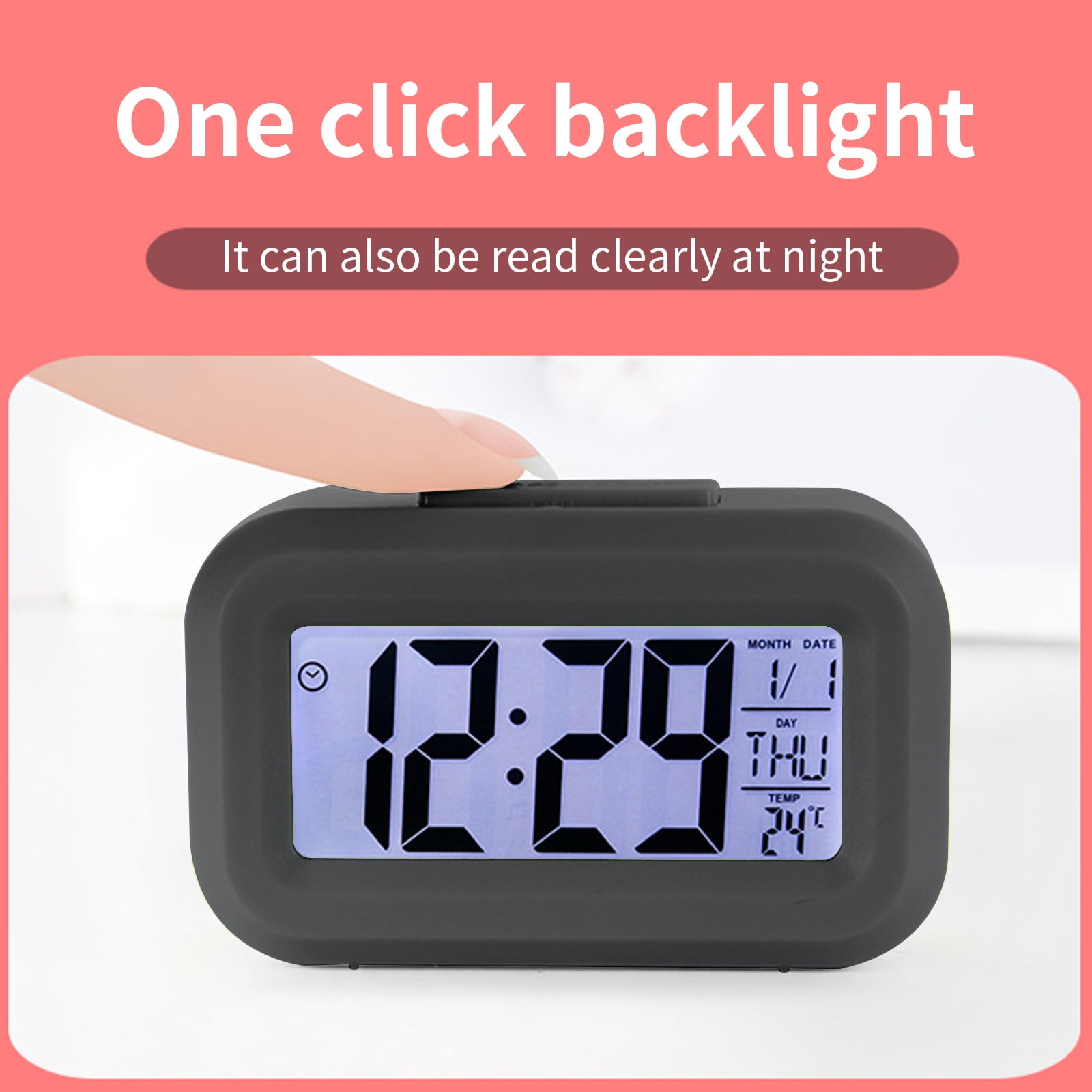 AZXY Alarm Clock,Digital Clocks for Bedrooms,Tabletop Clocks Digital ...
