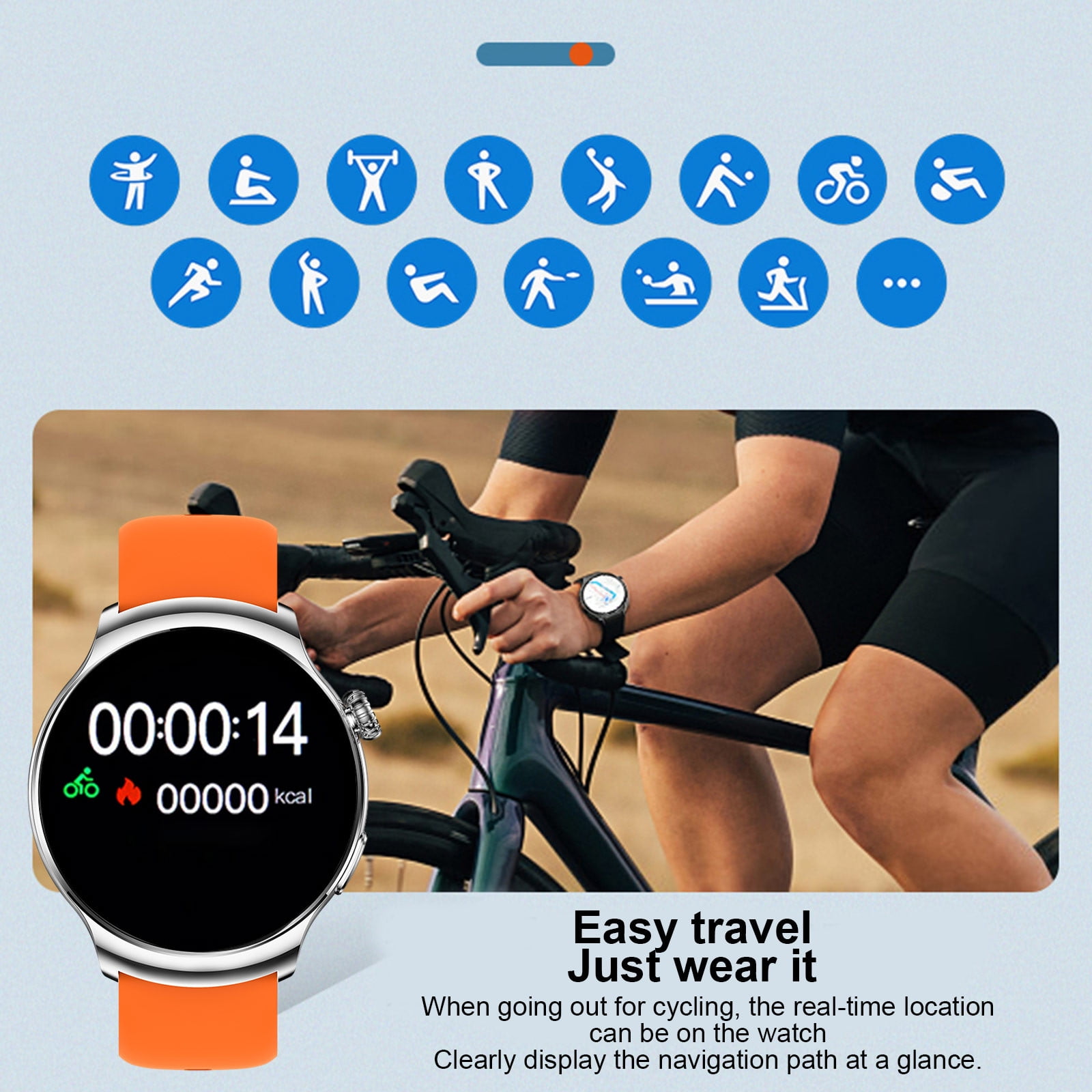 AZXY Android Smartwatch,Fitness Smart Watches,Bluetooth Smart Watch ...