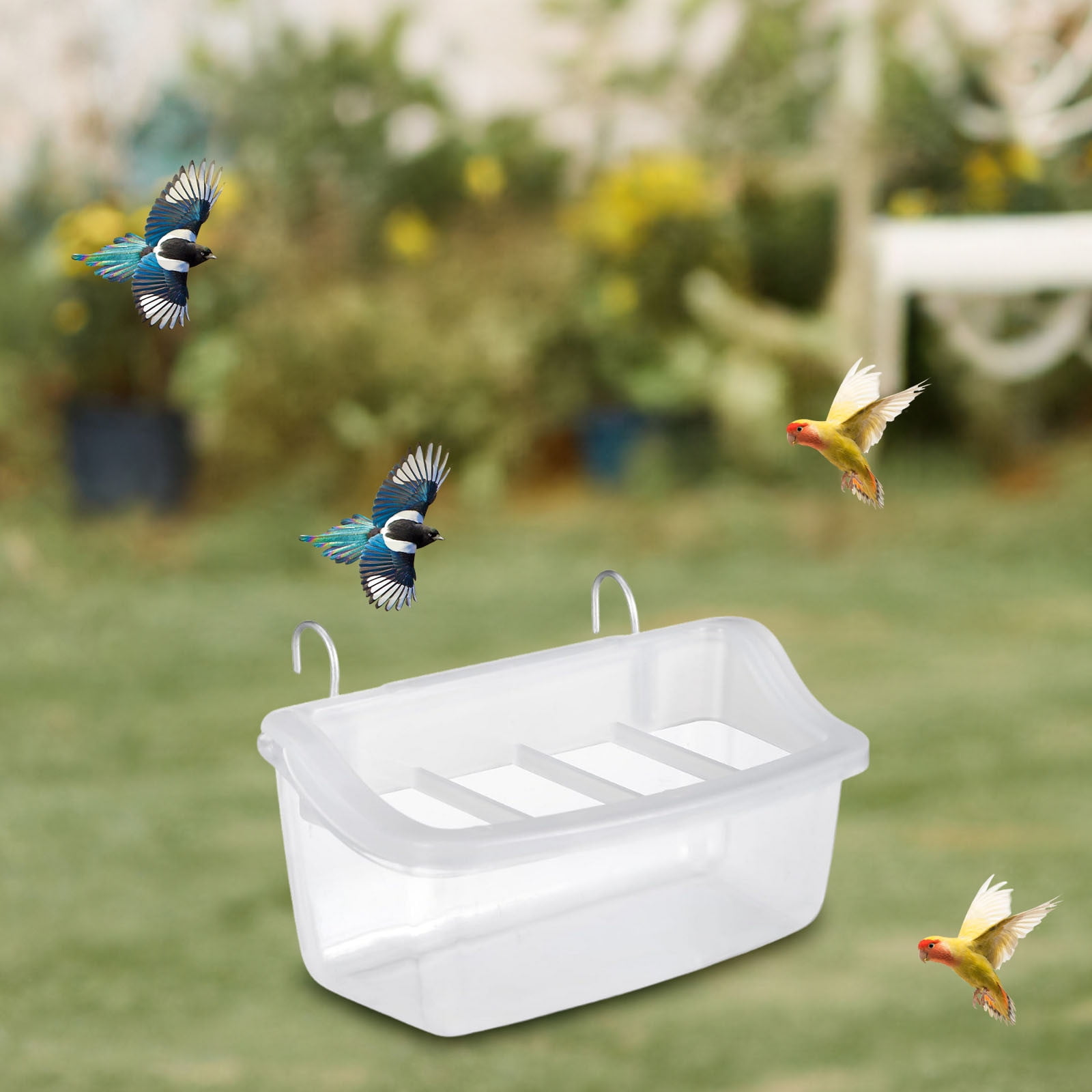 AZXY Bird Feeders Outdoor,Bird Bath for Cage,Wild Bird Feeders On ...