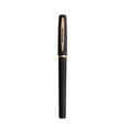 AZXY Black Ink Matte Ballpoint Pen, 0.5mm Fine Tip Refillable Pen, Gold ...