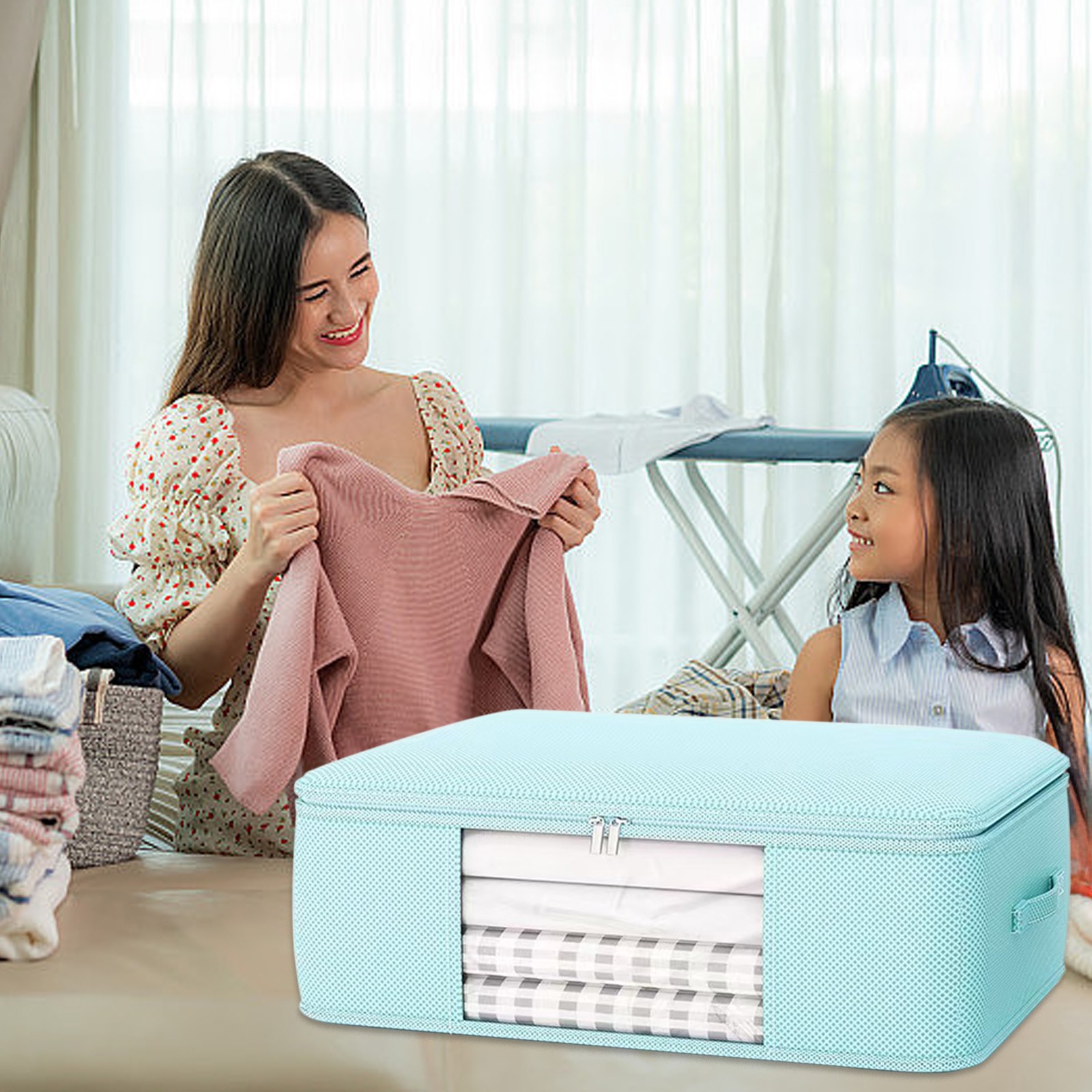 AZXY Blanket Storage Bags,Closet Organizer Bins,Storage Bins for ...