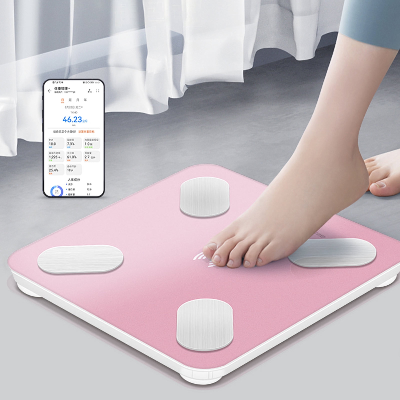 AZXY Body Fat Scale,Body Composition Scales,Bluetooth Smart Scales ...