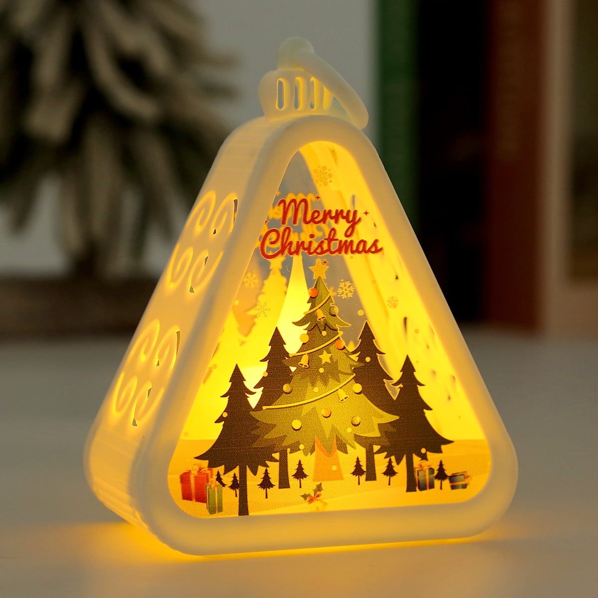AZXY Christmas Table Decor Light Up Retro Night Light Luminous ...