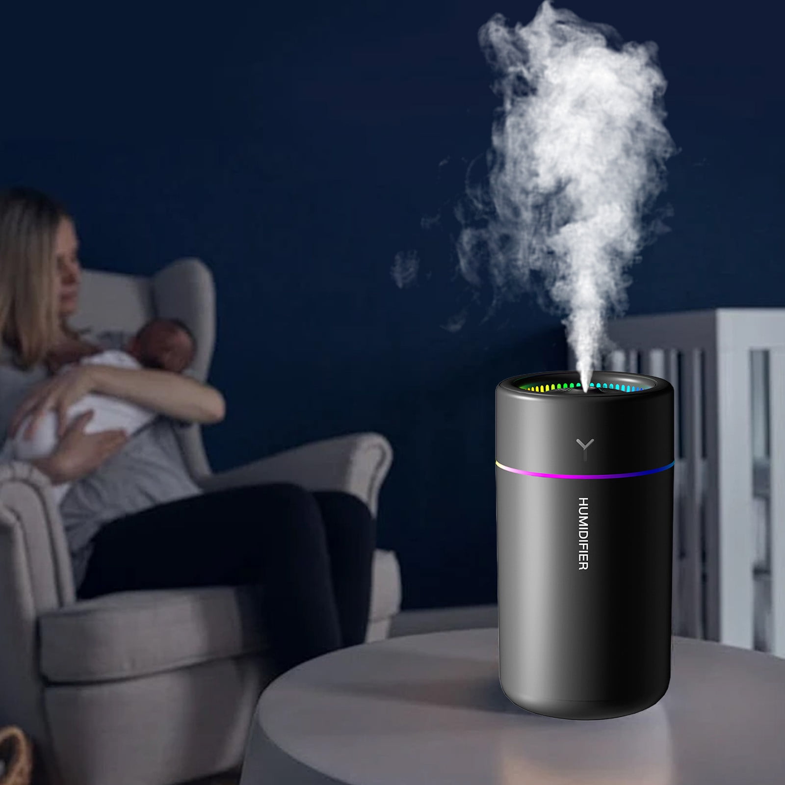 AZXY Cool Mist Humidifiers for Home Large Room,Humidifiers for Bedroom ...