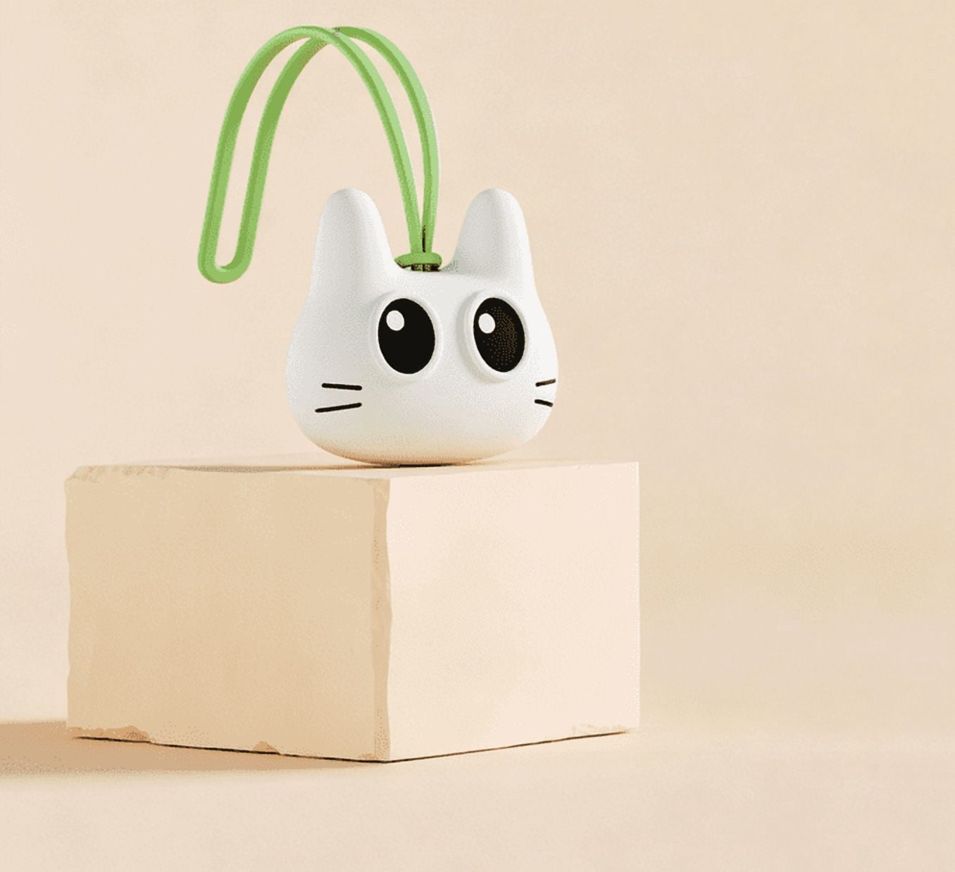 AZXY Cute Cat Head Slow Rising Pinch Accessory, Soft Silicone Backpack ...