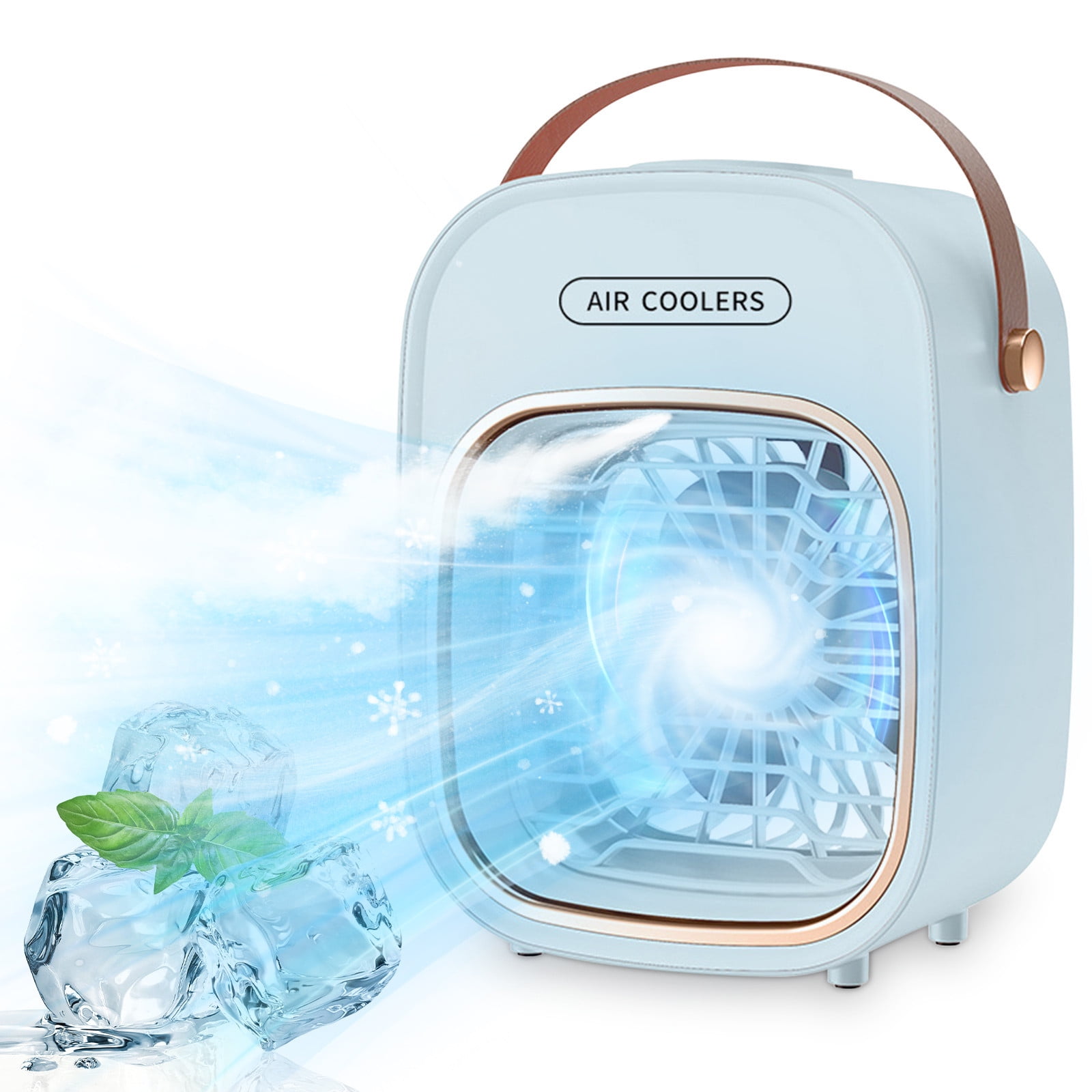 AZXY Desk Fan,Table Fan,Usb Portable Air Conditioner,Small Quiet ...