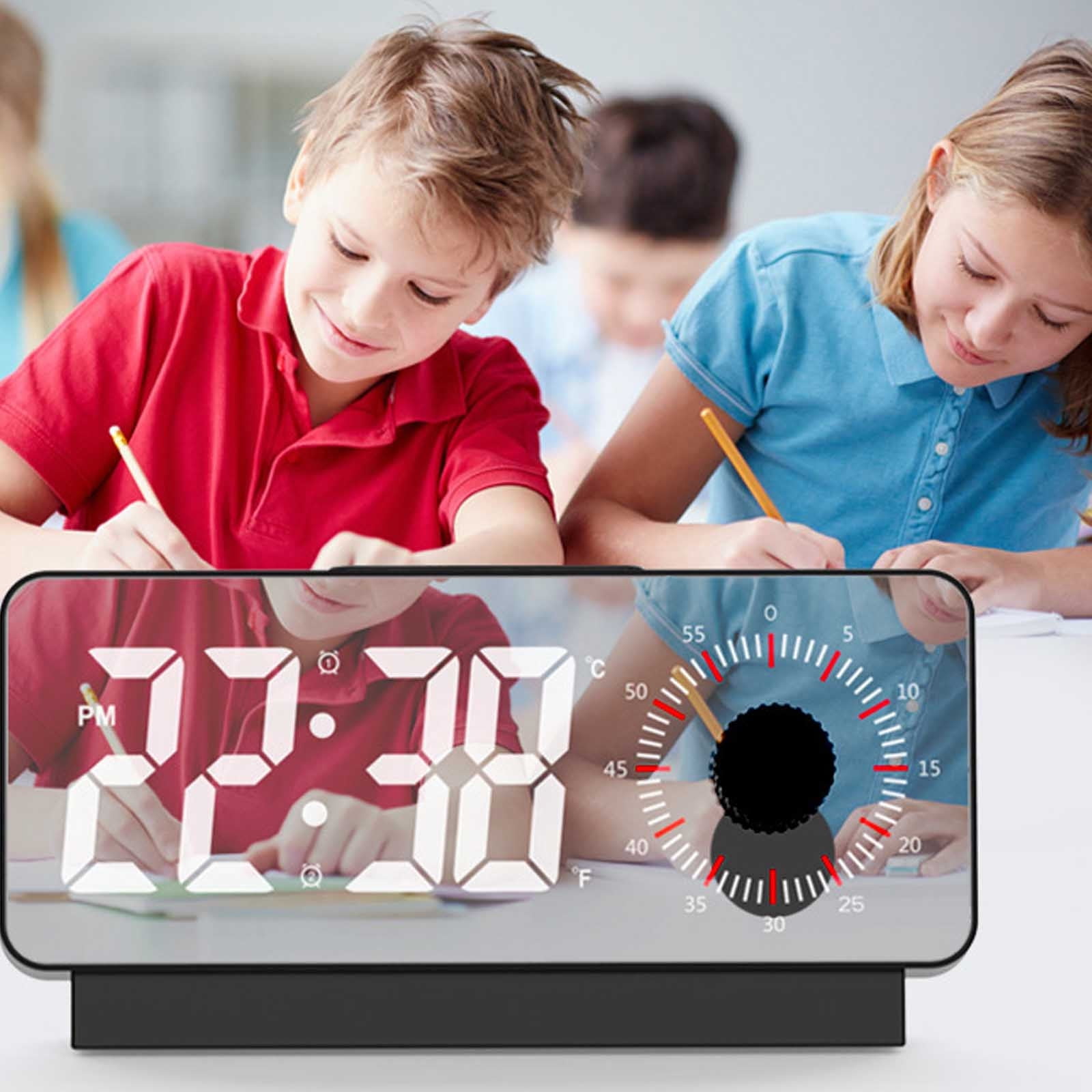 AZXY Digital Clock,Alarm Clocks for Bedroom,Smart Alarm Clocks,Deep ...