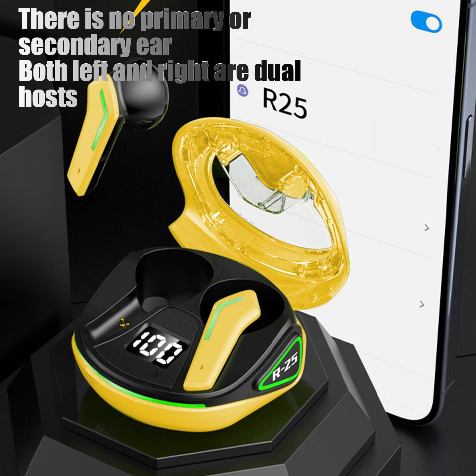 AZXY Earbuds Wireless Bluetooth,Bluetooth Earbuds Noise Cancelling ...