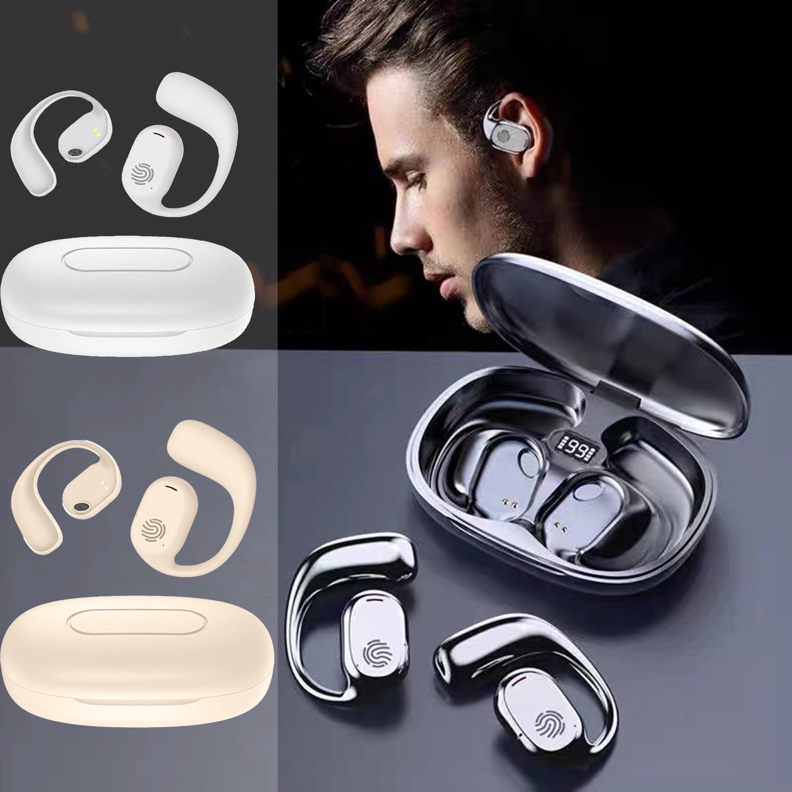 AZXY Earbuds Wireless Bluetooth,Bluetooth Earbuds Noise Cancelling ...