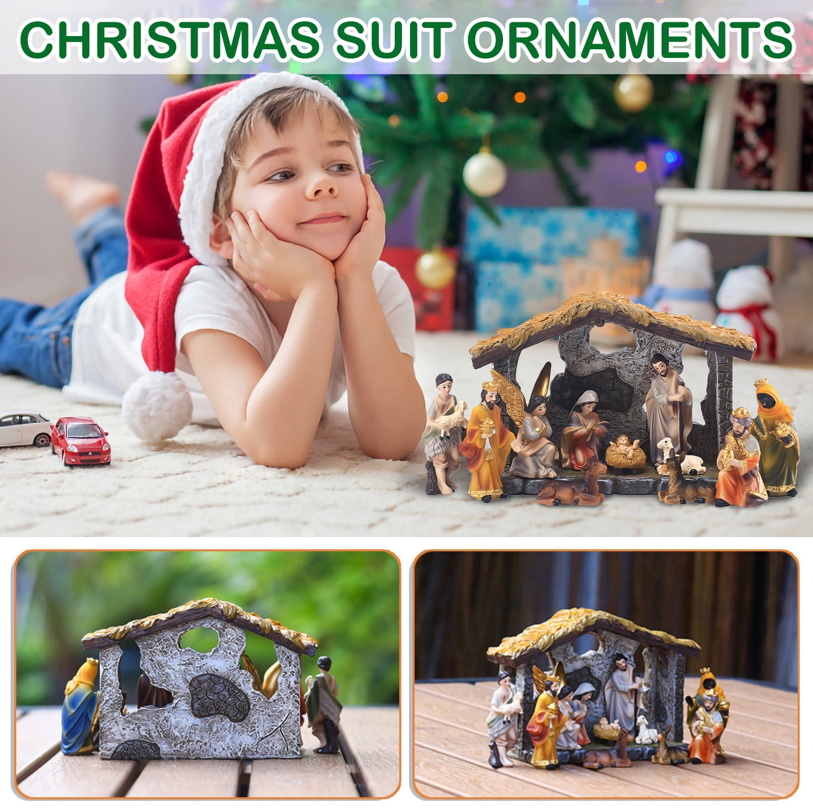 AZXY Easter Decoration,Easter Tabletop Decor,Religious Easter Ornaments ...