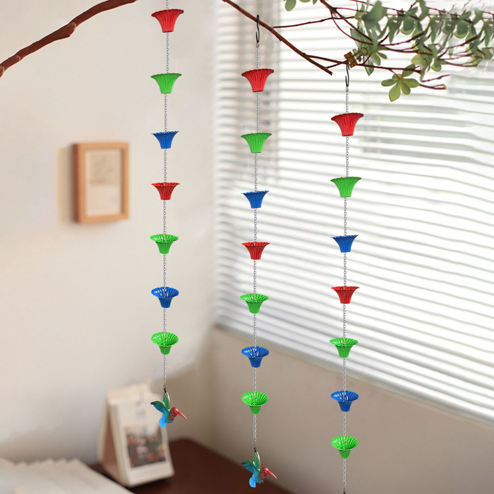 AZXY Home Decor,Vintage Rain Chain Pendant Drainage Channel Water ...