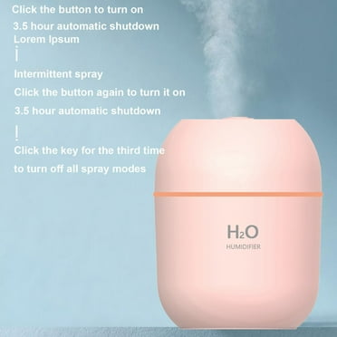 Tupukom Mini Air Humidifiers for Bedroom,Quiet Easy Clean Cool Mist ...