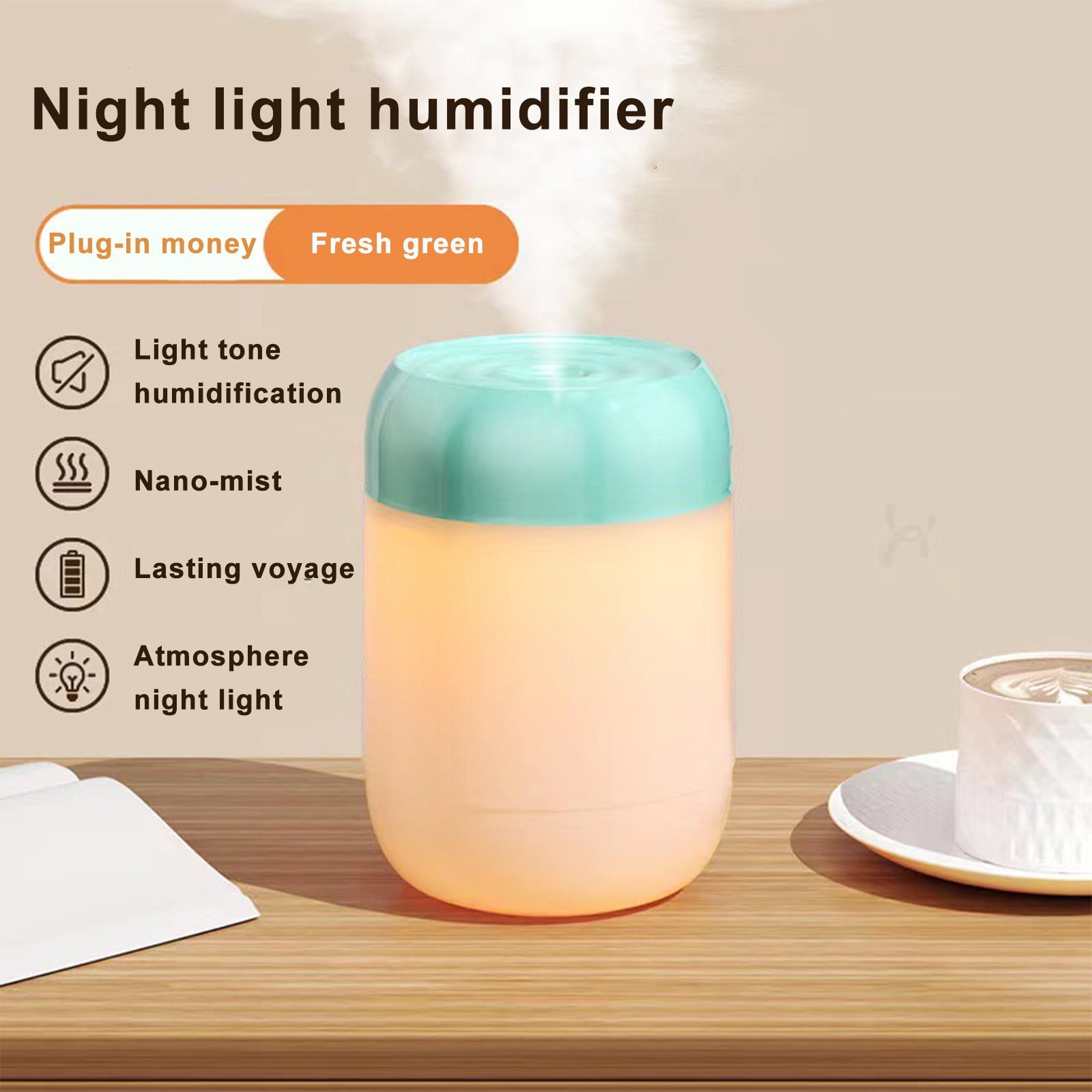 AZXY Humidifiers for Bedroom,Cool Mist Humidifiers for Home Large Room ...