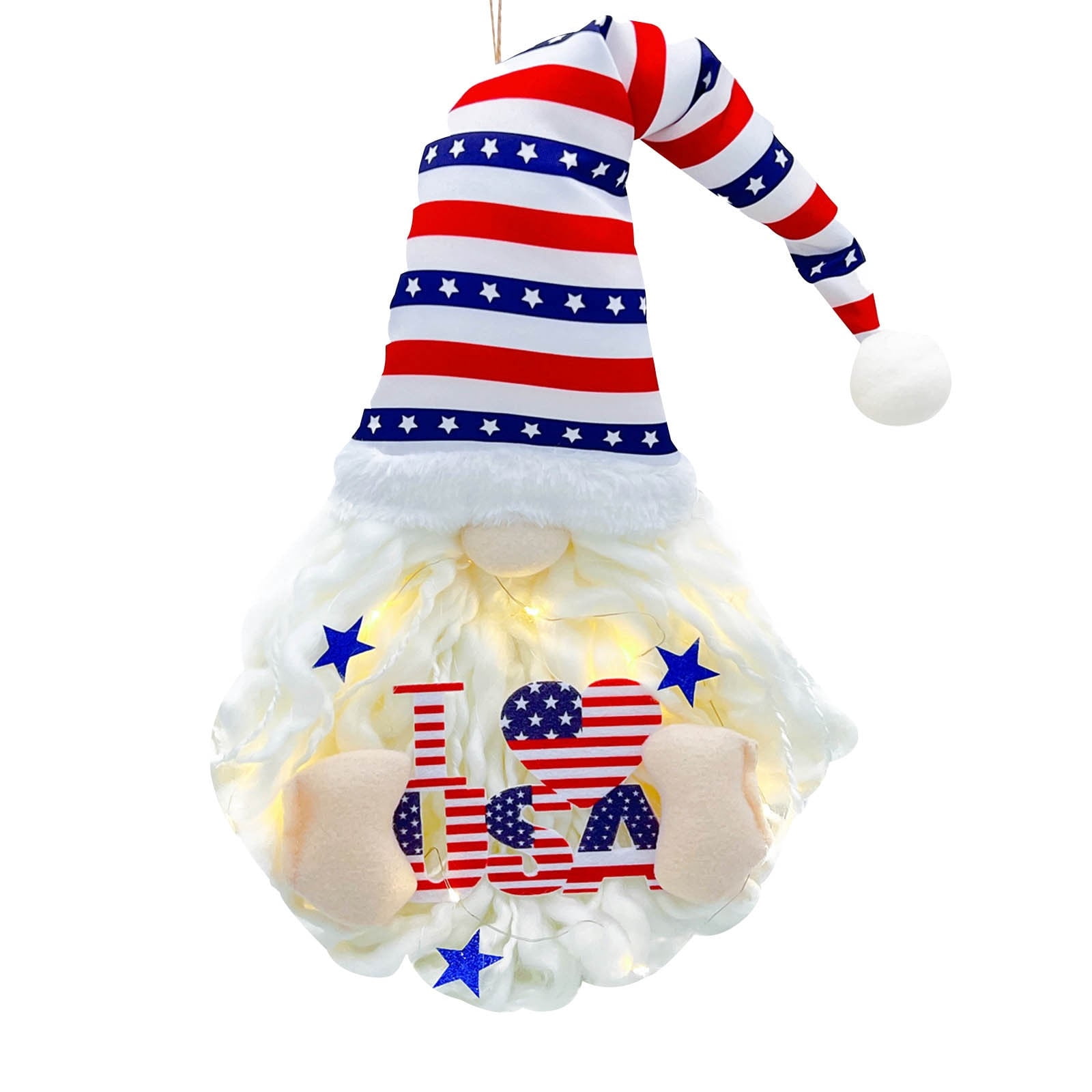 AZXY Independence Day Plush Faceless Gnome Dwarf Doll,Star Stripe Tall ...