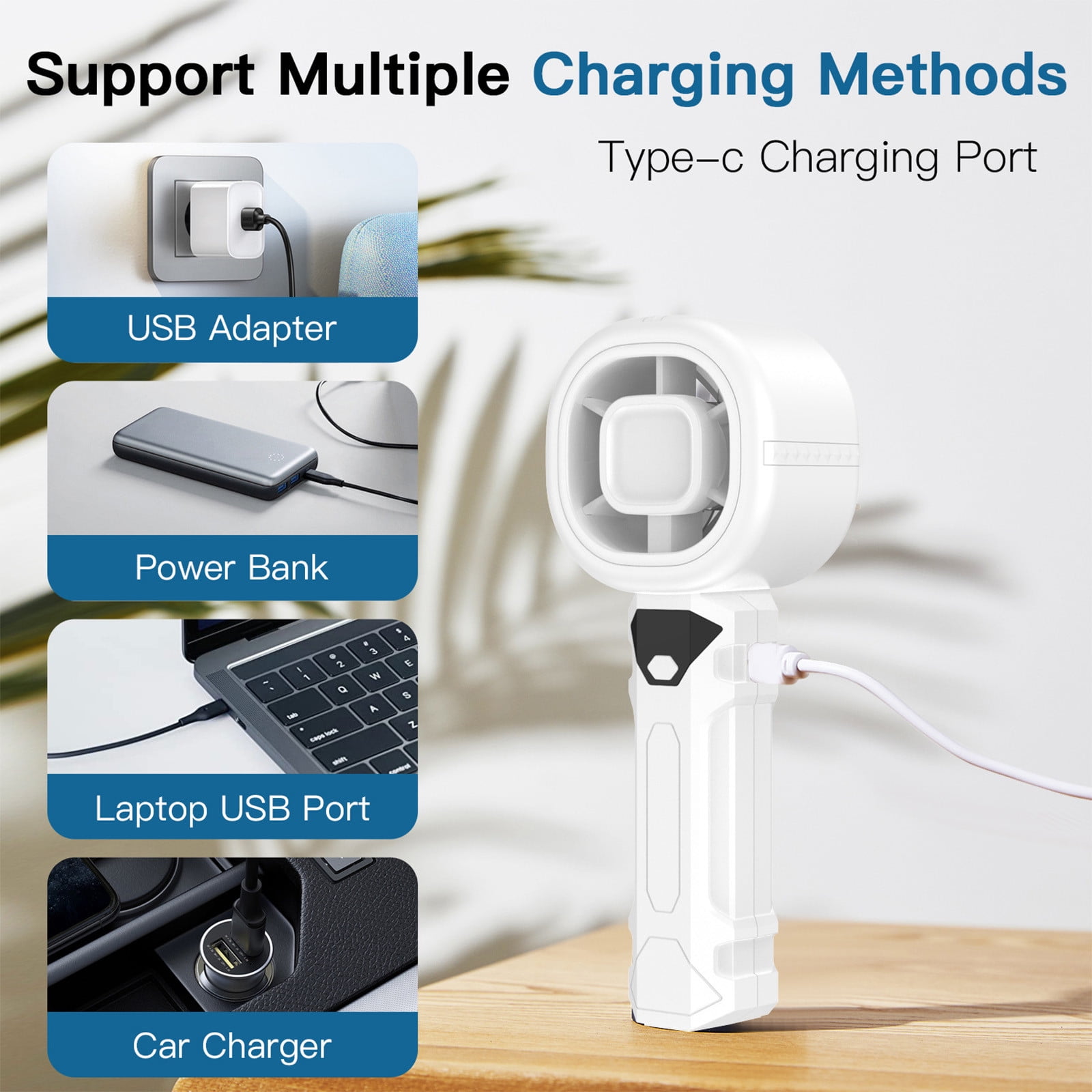 AZXY Portable Fan,Hand Held Fans,Personal Fans Battery Operated,Mini ...