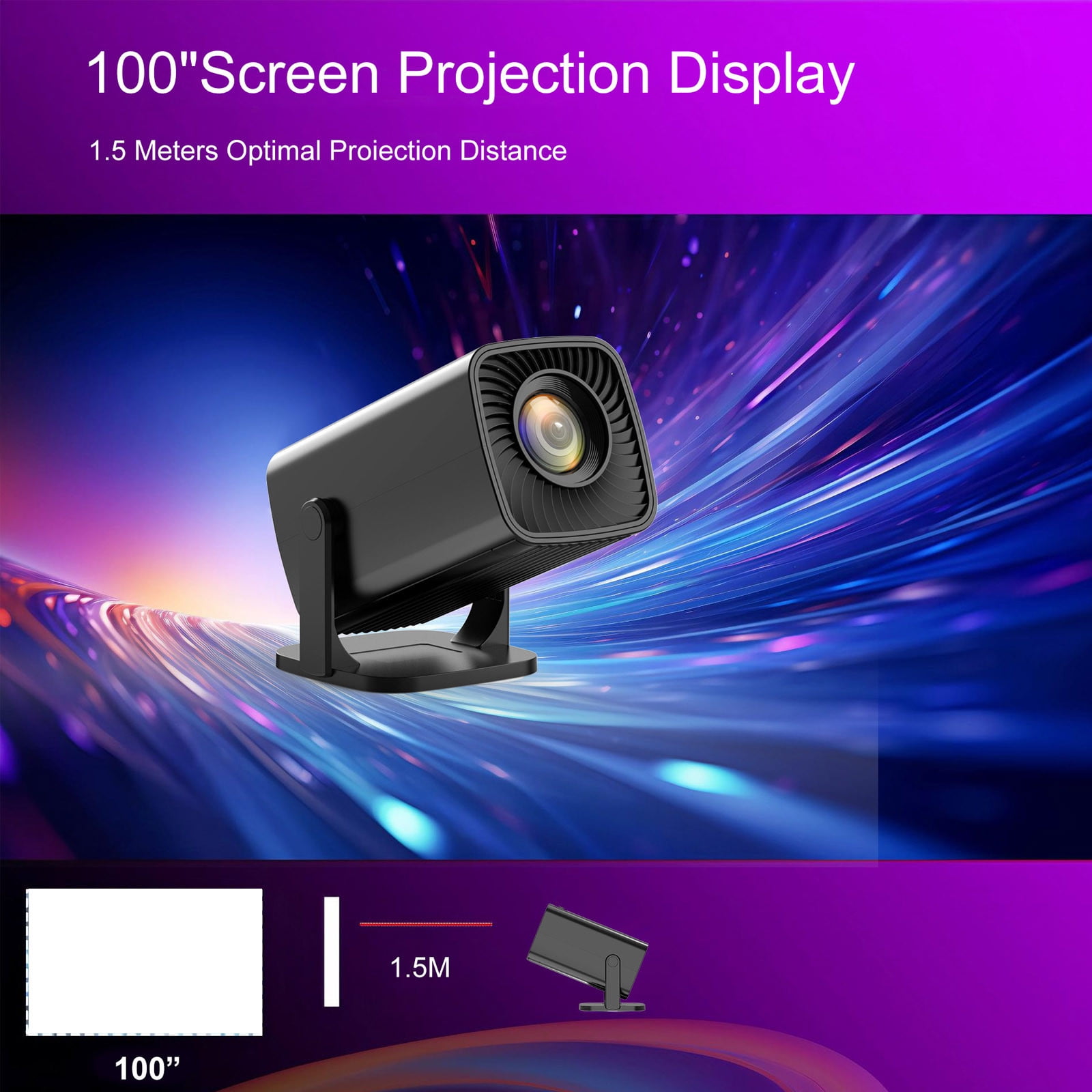 AZXY Portable Projector,Mini Projectors on Sale,Clearance Projector,4k ...