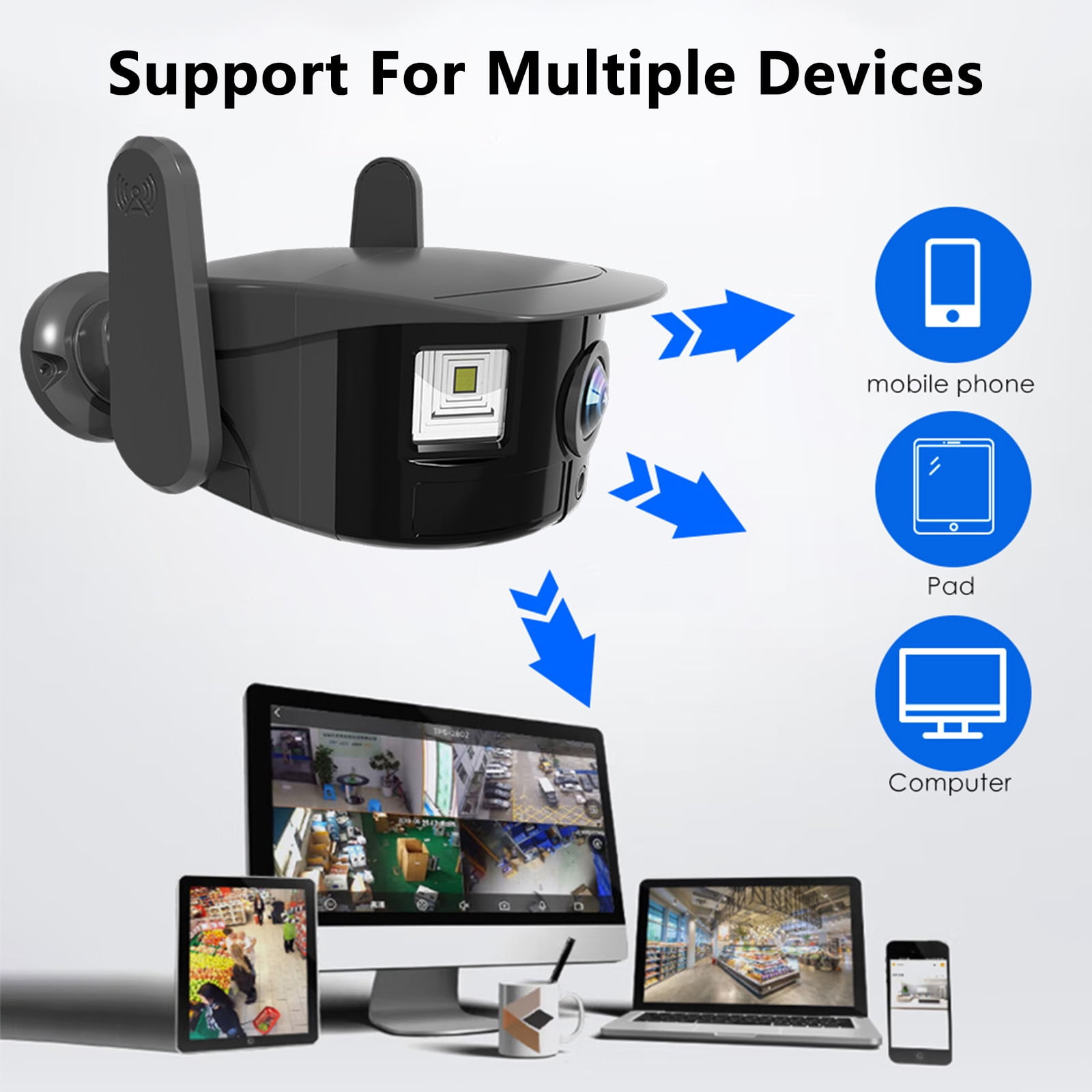 AZXY Security Camera,Outdoor Security Cameras Wireless Wifi,1080p Hd ...