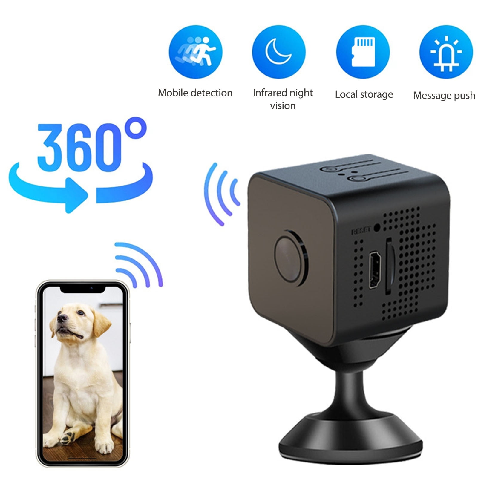 AZXY Security Camera,Surveillance Cameras Wireless,1080p Hd Night ...