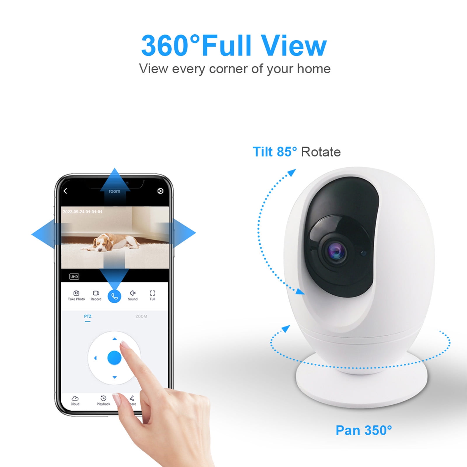 AZXY Security Camera,Surveillance Cameras Wireless,1080p Hd Security ...