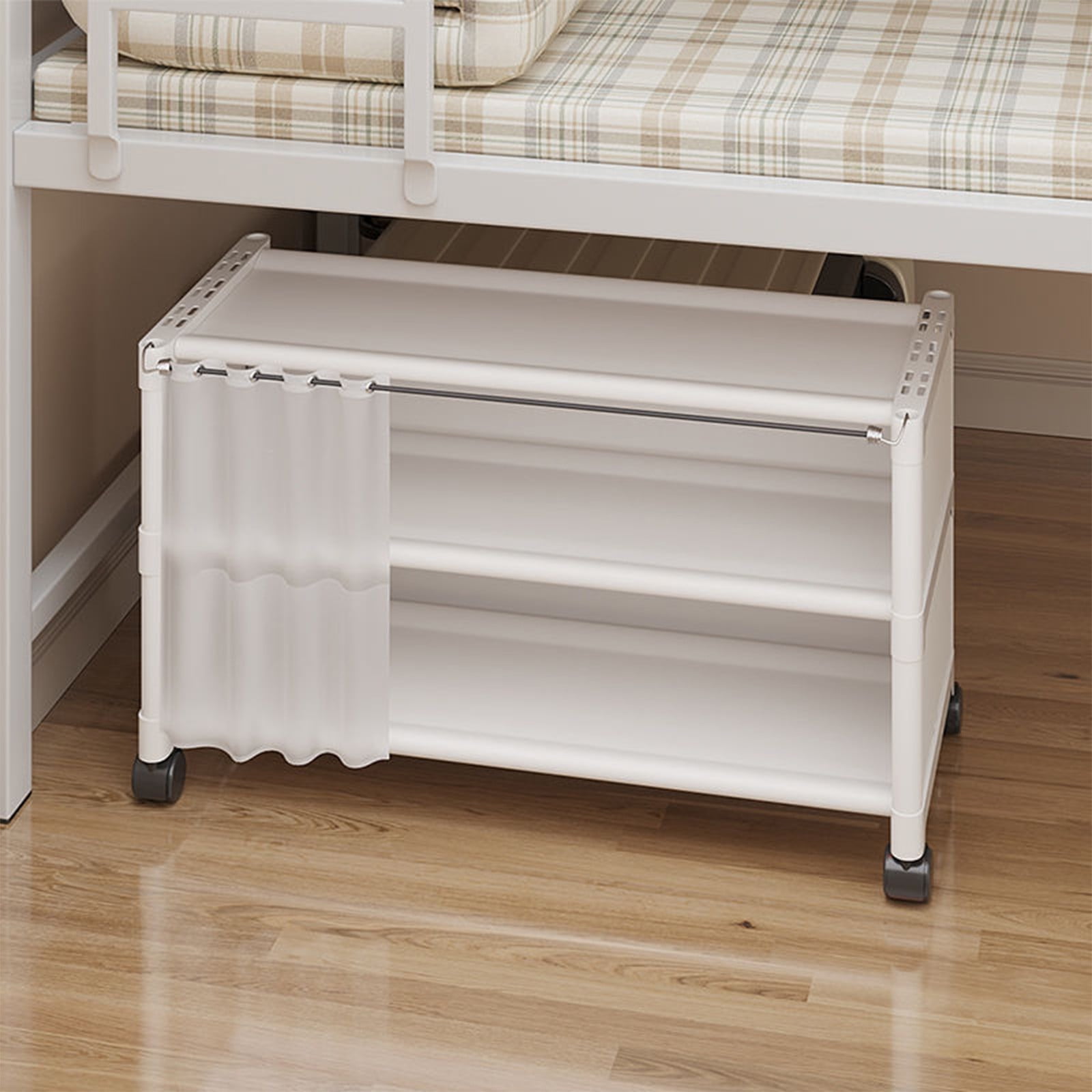 AZXY Shoe Organizer Box,Shoe Storage Rack,2 Tire Stainless Steel ...
