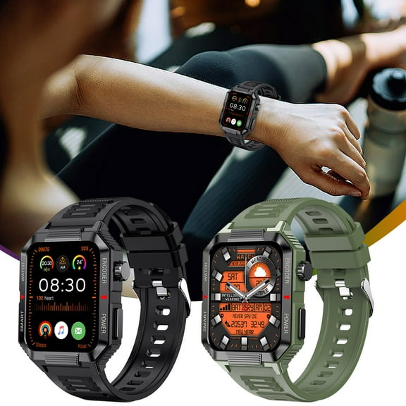 S.M.A.R.T Watch, IP67 Waterproof, Bluetooth Call, Compatible with iOS & Android, Black - Walmart.com