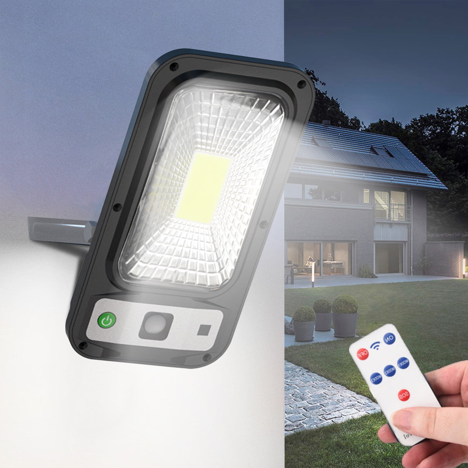 AZXY Solar Lights for Outside,Solar Security Lights,Solar Flood Lights ...