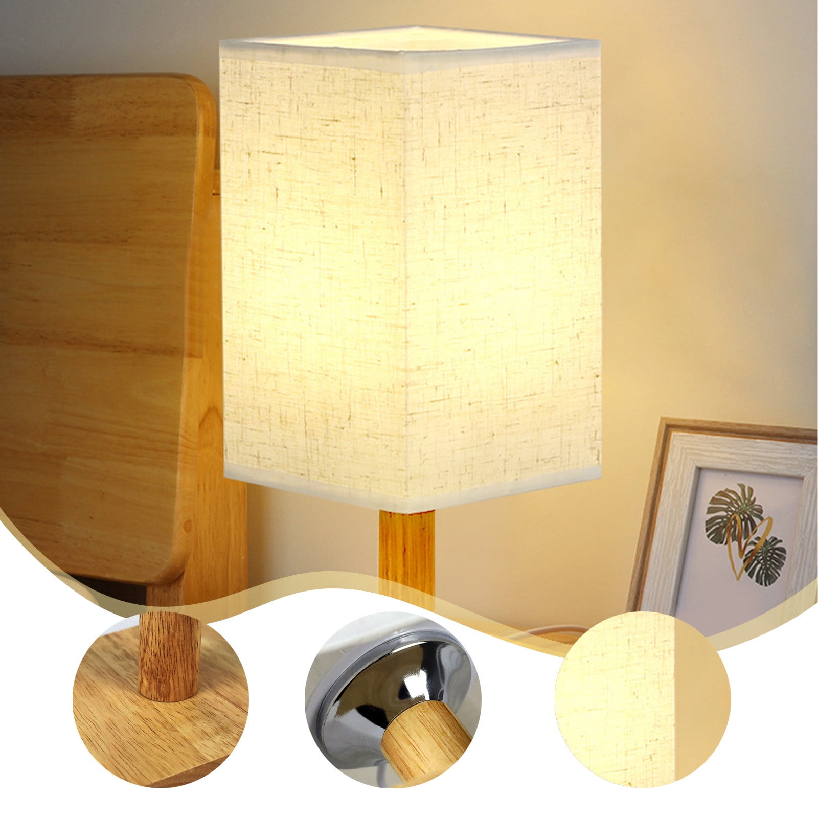 AZXY Table Lamp,Bedside Lamps,Corded Electric Modern Table Lamps,Table ...