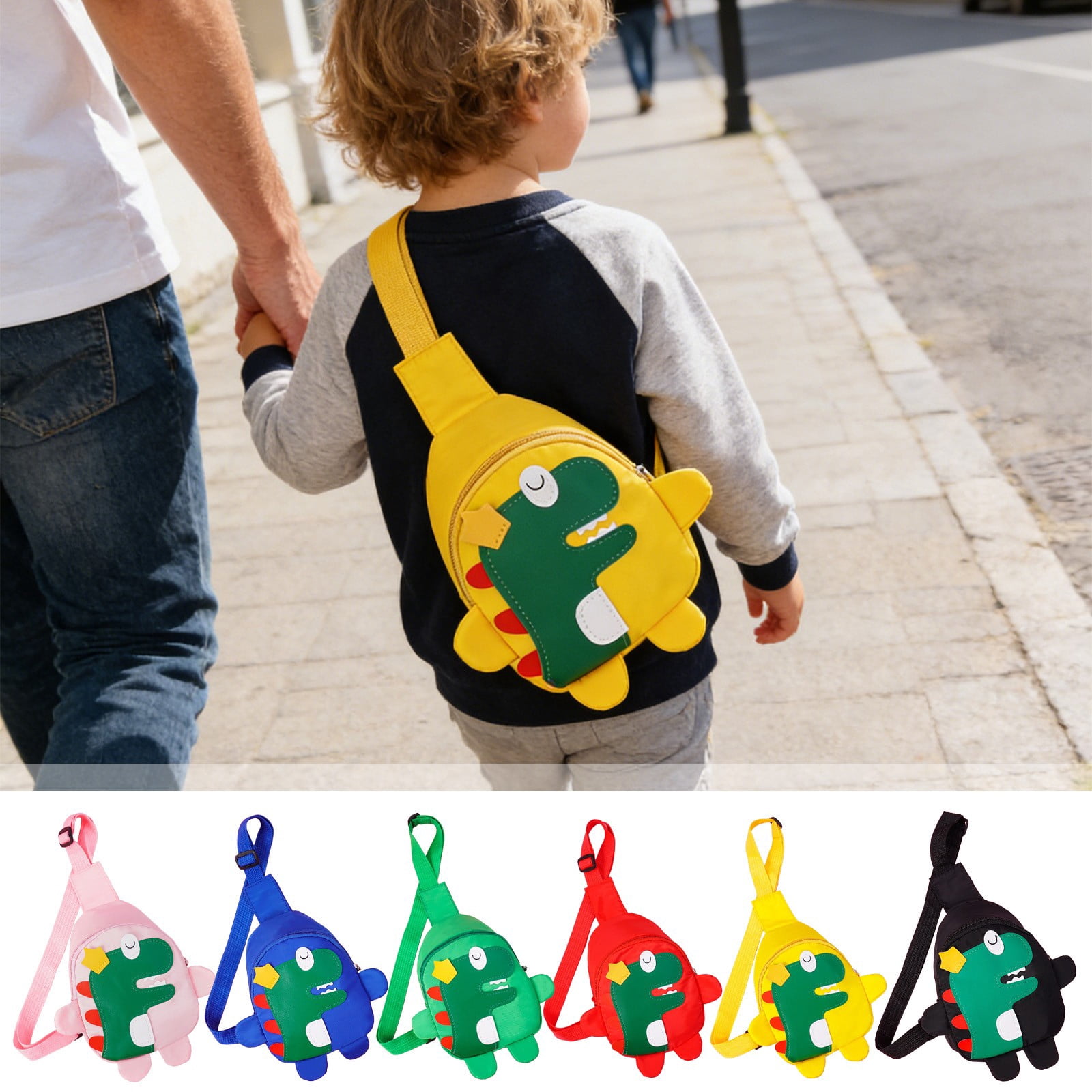 AZXY Whimsical Casual Crossbody Bag, Playful dinosaur design for daily ...