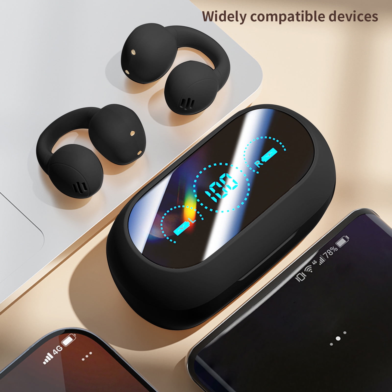 AZXY Wireless Earbuds Bluetooth,Bluetooth Ear Buds Noise Cancelling ...