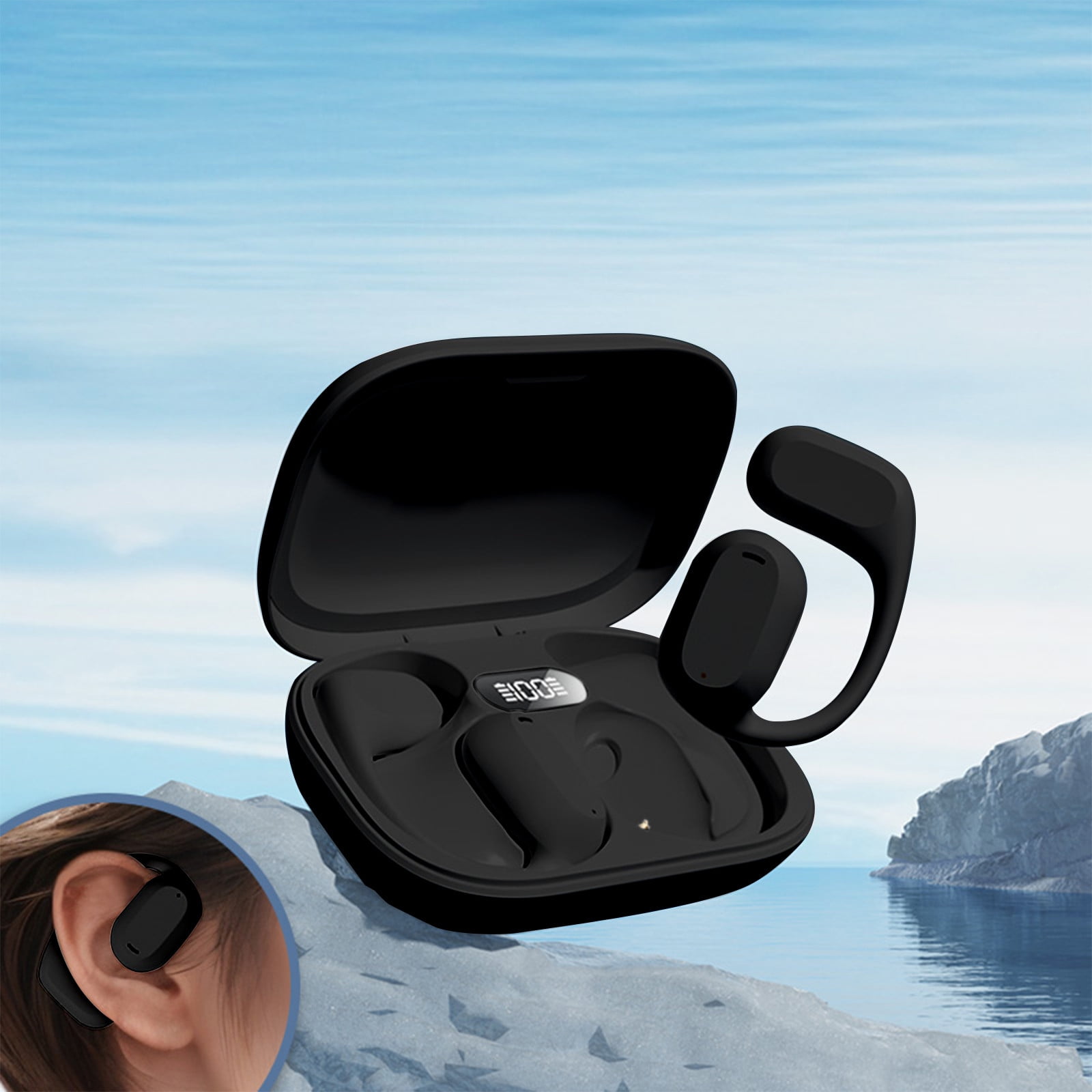 AZXY Wireless Earbuds Bluetooth,Ear Buds Noise Cancelling Blutooth ...