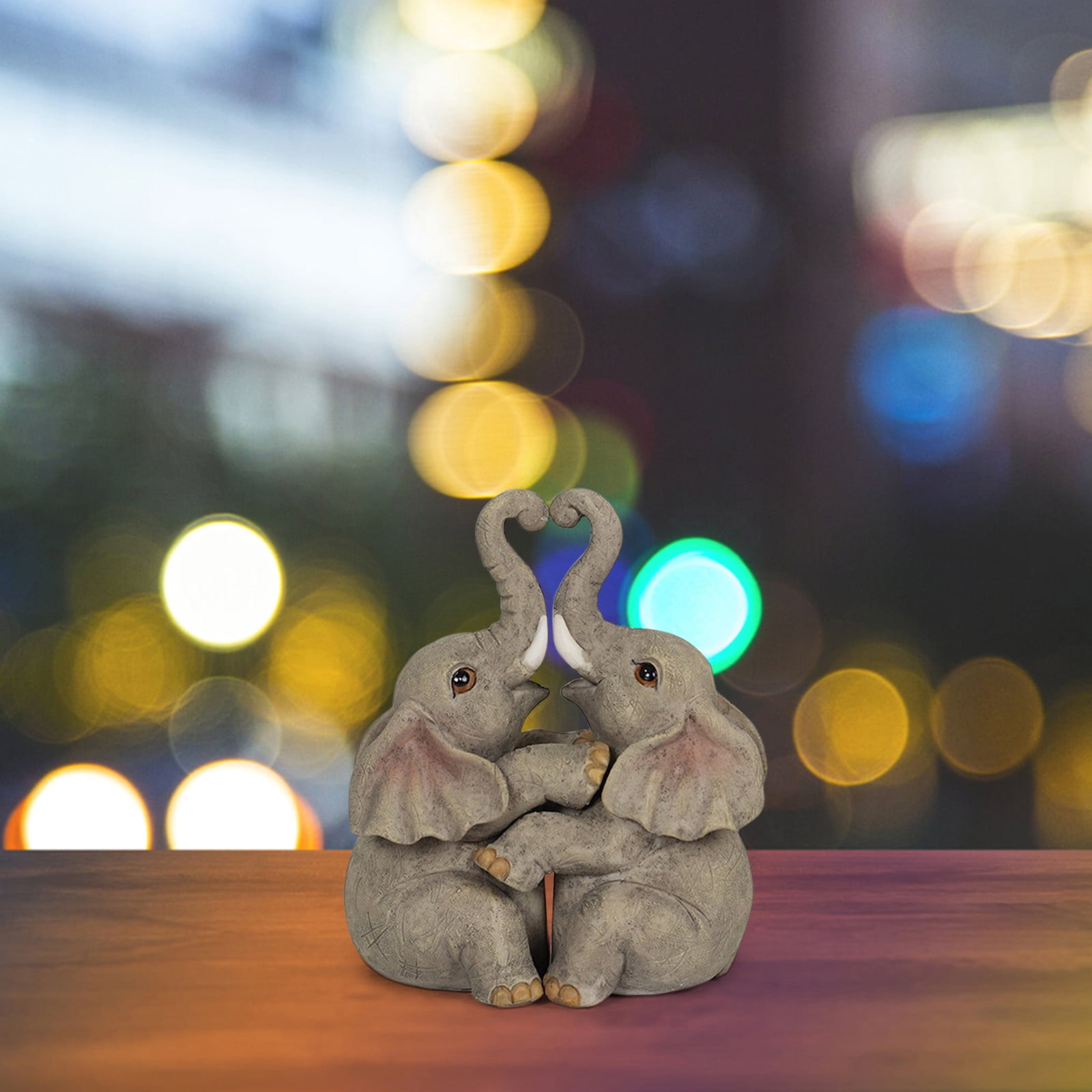 Easter Decorations- Animal Love Couple Cuddling Pair Figurine Ornament ...