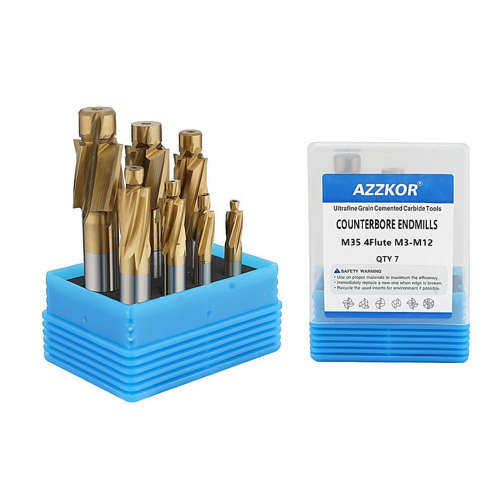 AZZKOR Countersunk Screwdriver Chamfering Tool M35 Countersunk Milling ...