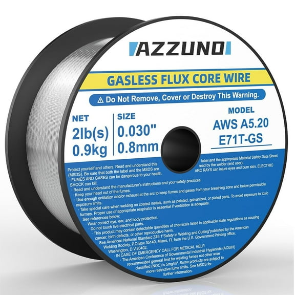 E71T-11 .030" - 10-Lb - Flux Core Welding Wire - Gasless Mild Steel MIG ...