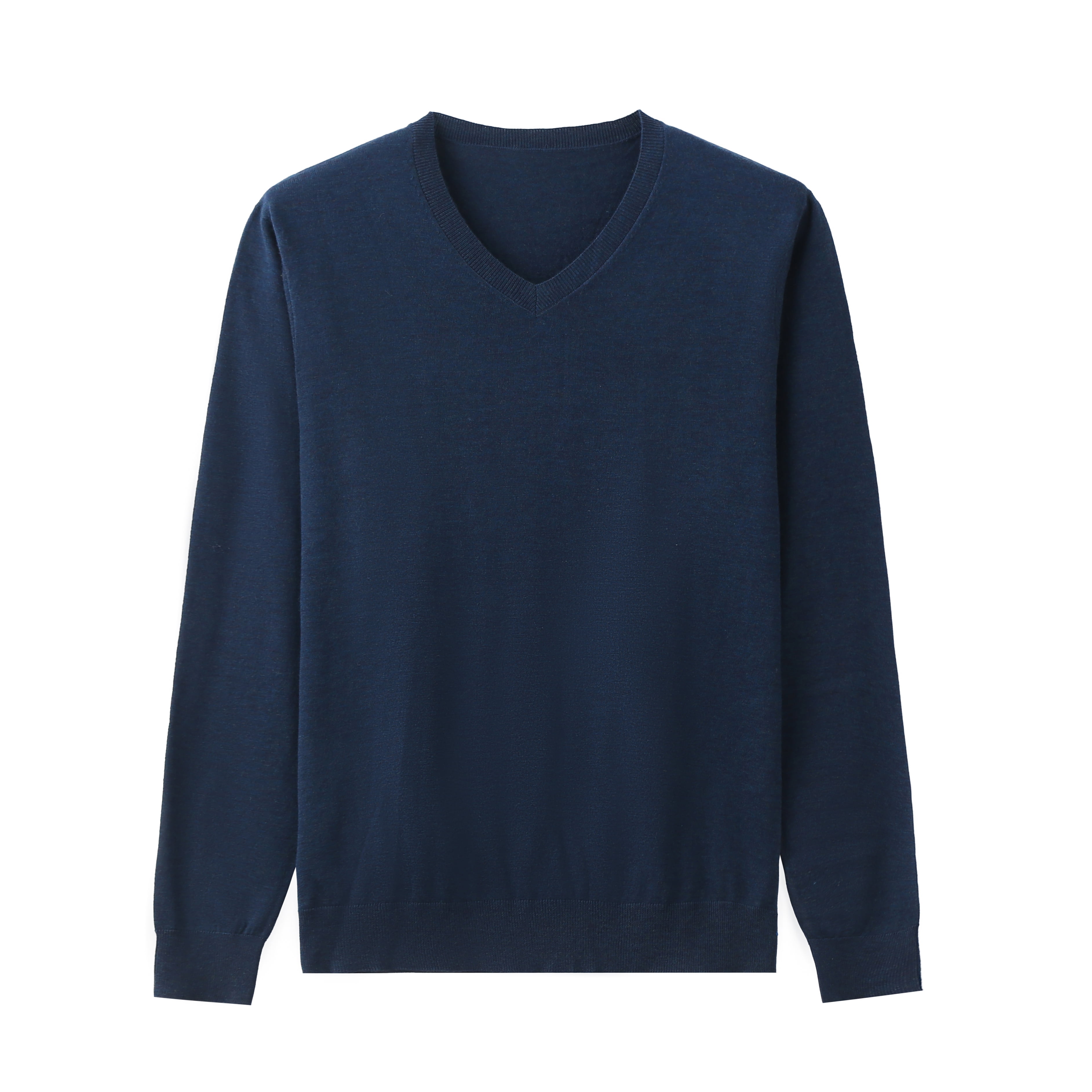 AZoiNM Men's V Neck Sweater, Soft Lightweight Long Sleeve Knit Pullover ...