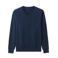 AZoiNM Men's V Neck Sweater, Soft Lightweight Long Sleeve Knit Pullover ...
