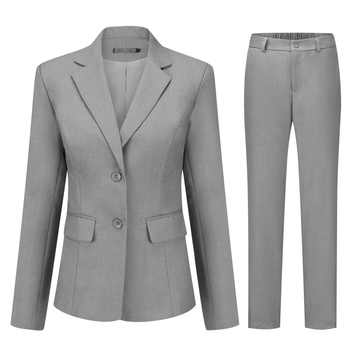 AZoiNM Women's 2 Piece Suit Set, Slim Fit Business Casual Blazer and ...