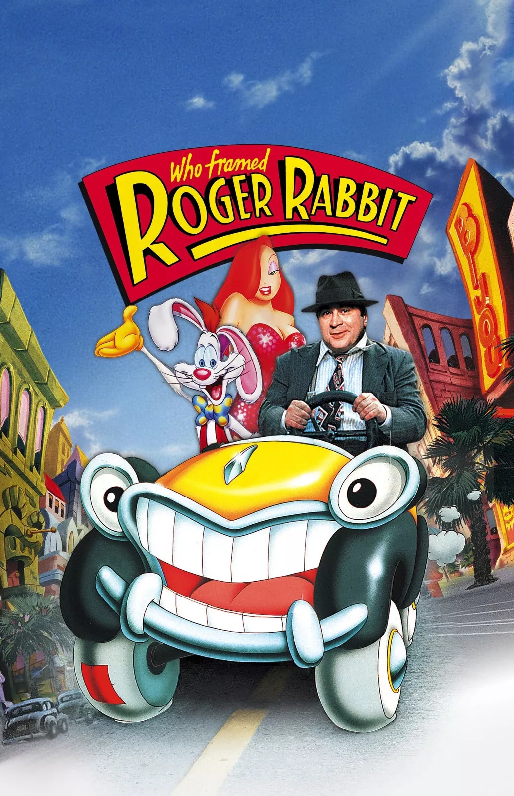 Aa5926 Who Framed Roger Rabbit Film 1988 Cartoon Movie Poster 11X17 ...