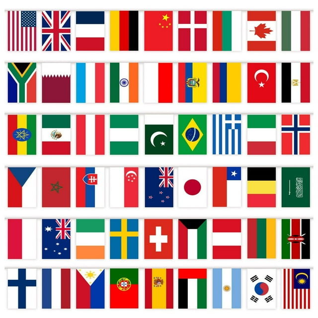 AaSFJEG 2024 Sports Championship Bunting Flags Sports Games Flag ...