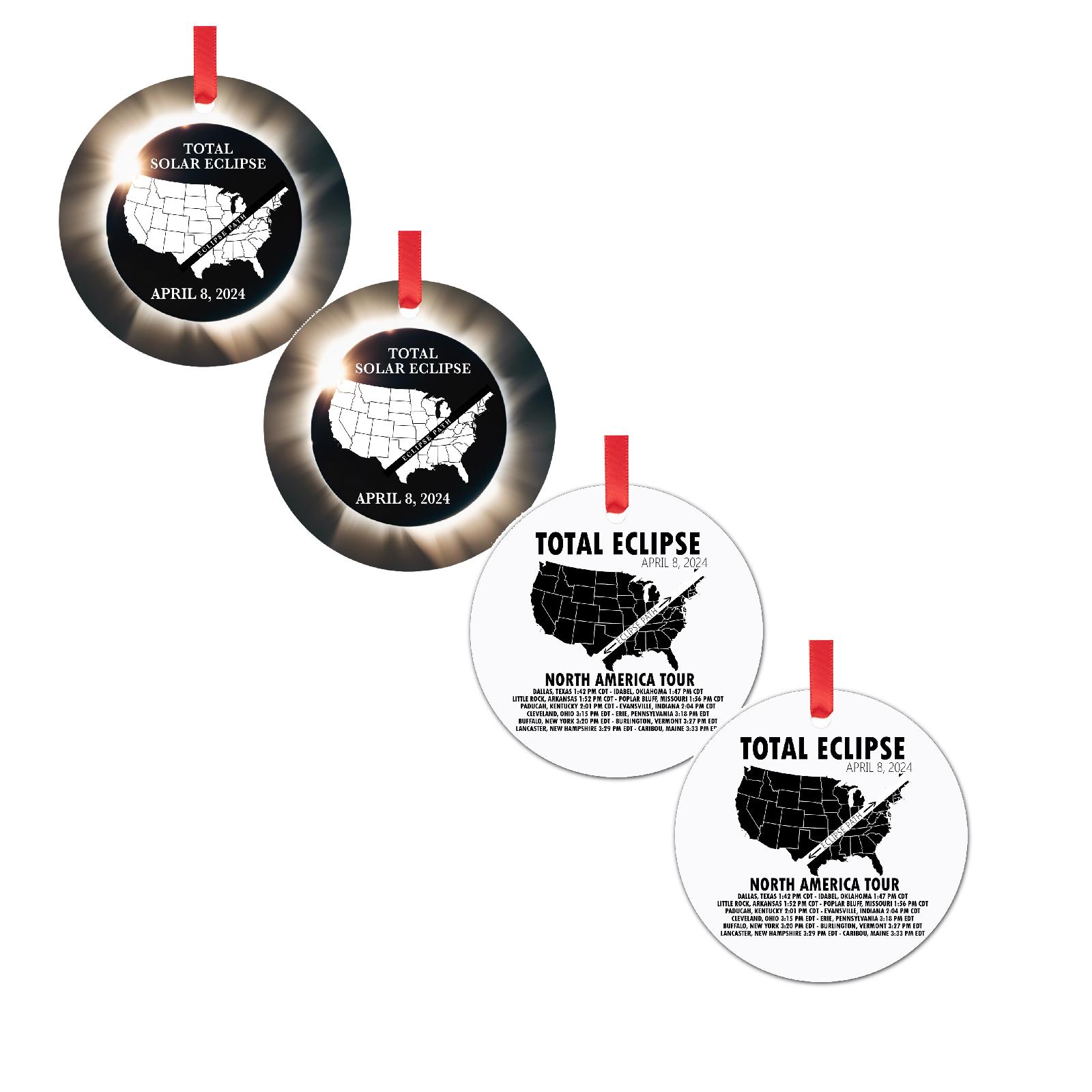 AaSFJEG 2024 Total Solar Ornament Solar 2024 Solar Party Supplies Party ...