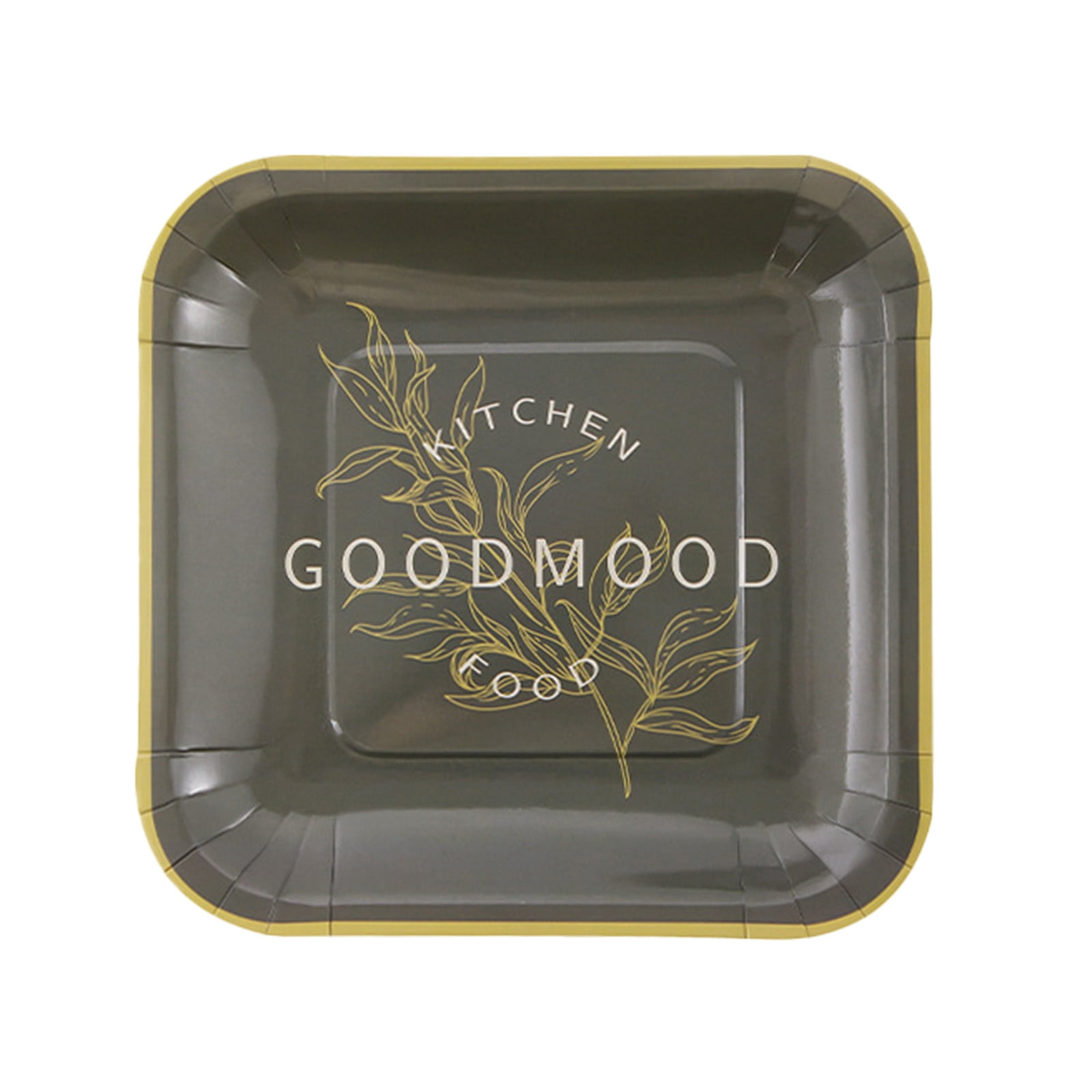 AaSFJEG Biodegradable Party Plate House Disposable Paper Plate Cake ...