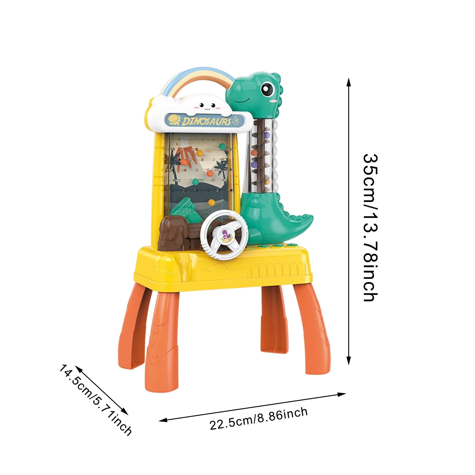 AaSFJEG Boy Toy Children's Dinosaur Rolling Ball Catching Machine with ...