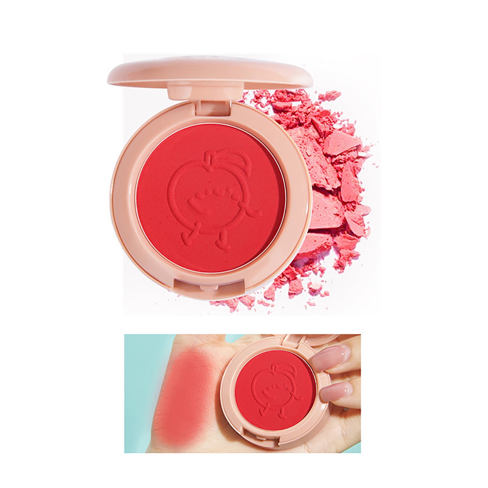 AaSFJEG Pumice Stone for Corns Blushs Makeup Palettes 6 Colors Powder ...