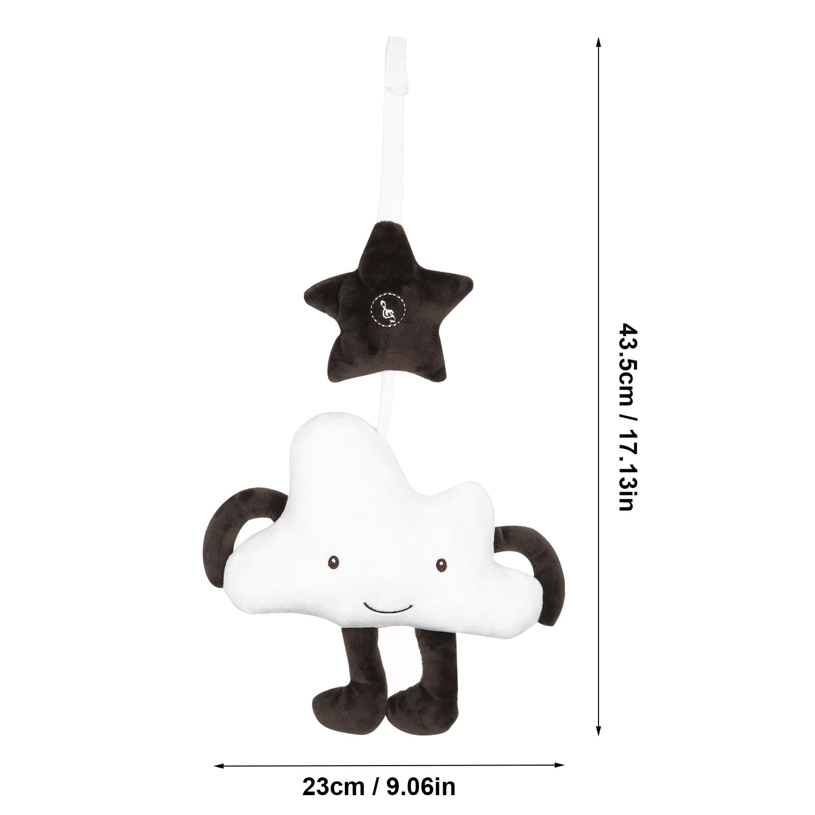 AaSFJEG Room Toy Rattle Toy Bed Stroller Rattle Soft Plush Comforting ...