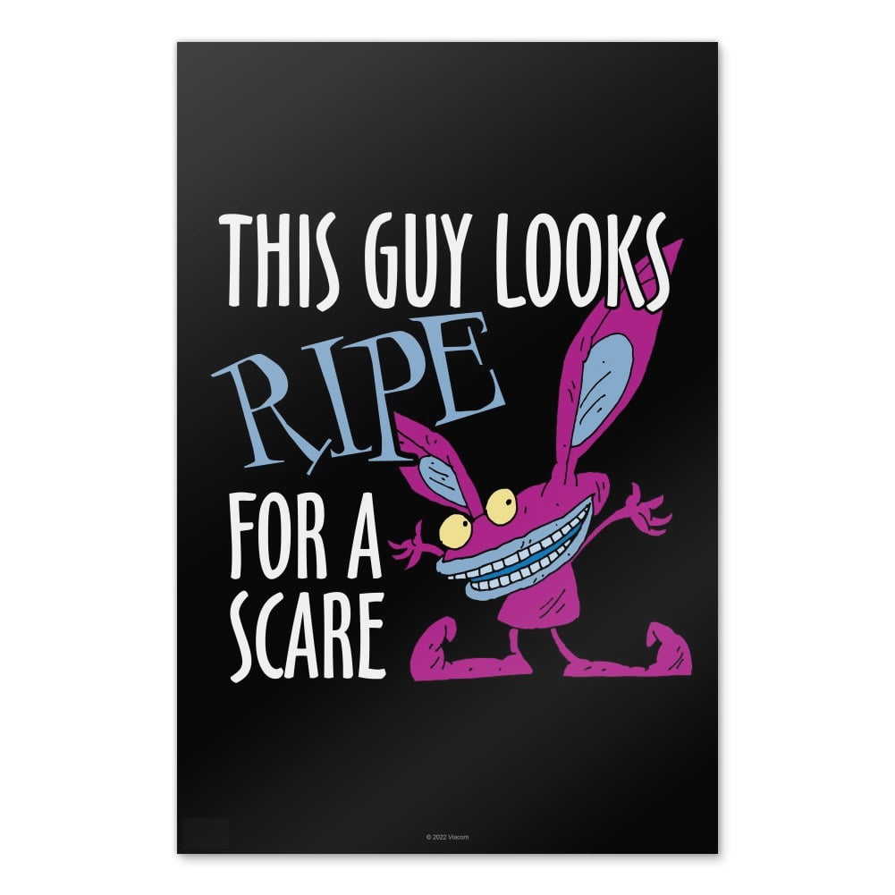 Aaaah Real Monsters Ickis Scare Wall Art Picture Paper Poster Décor ...