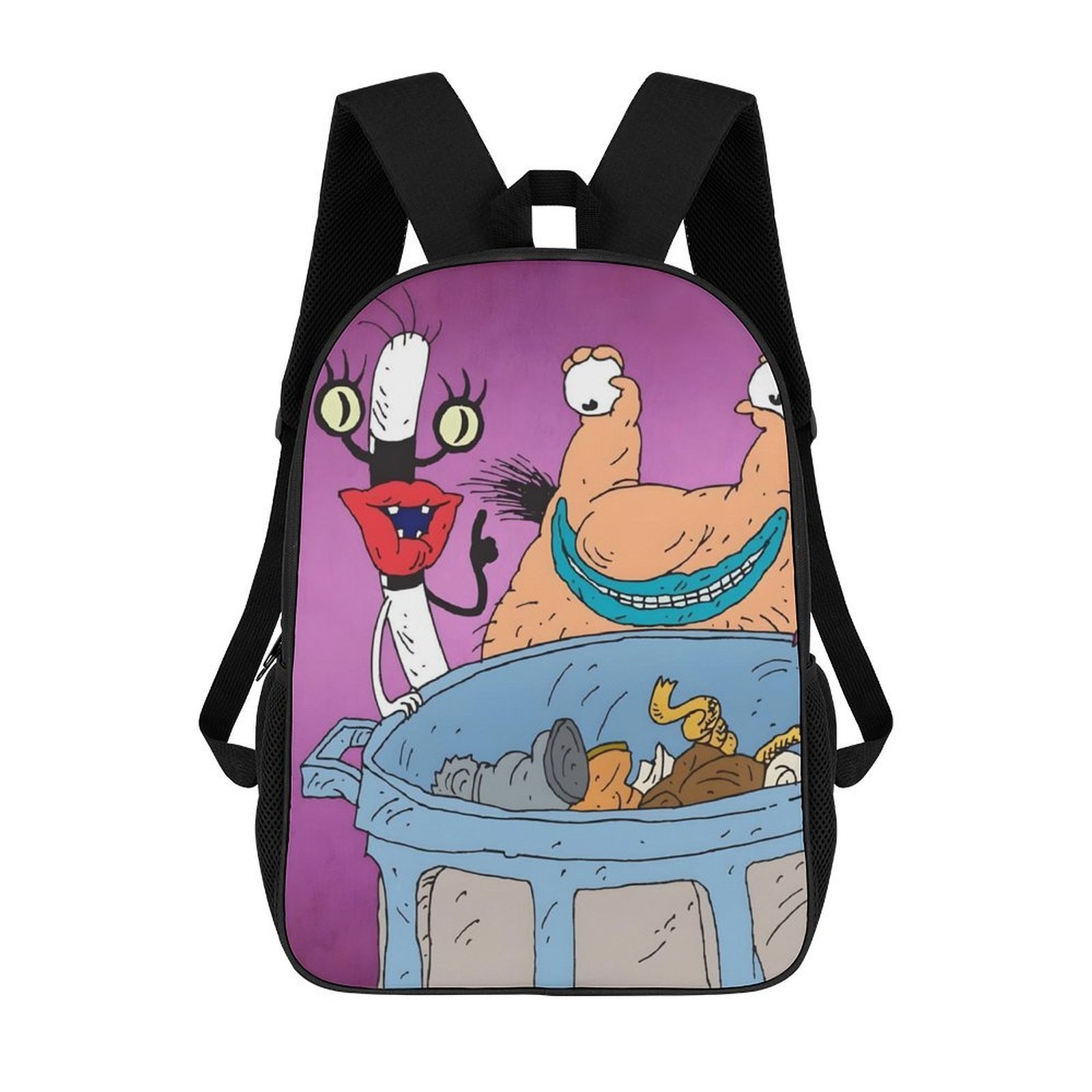 Aaahh!!! Real Monsters 17" Backpack Travel Bag for Men Women, Book Bag ...
