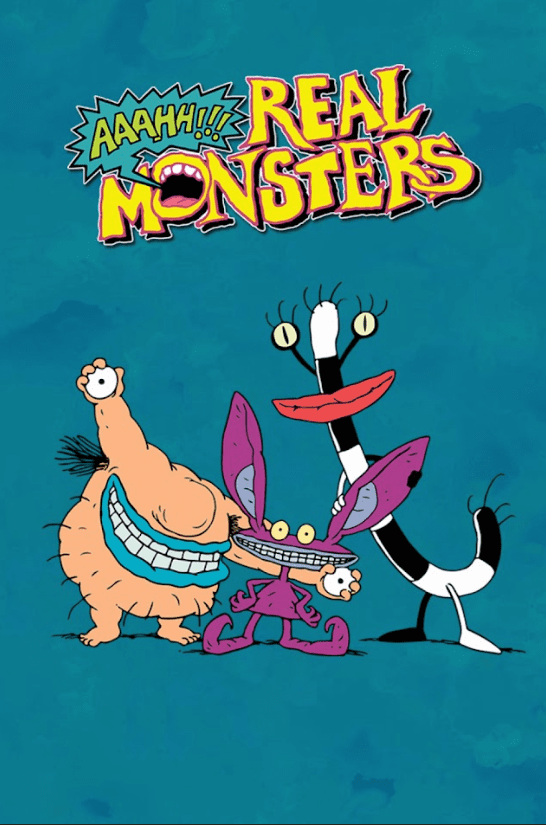 Aaahh!!! Real Monsters 1994 Poster 24x36 - Ickis, Oblina, Krumm ...