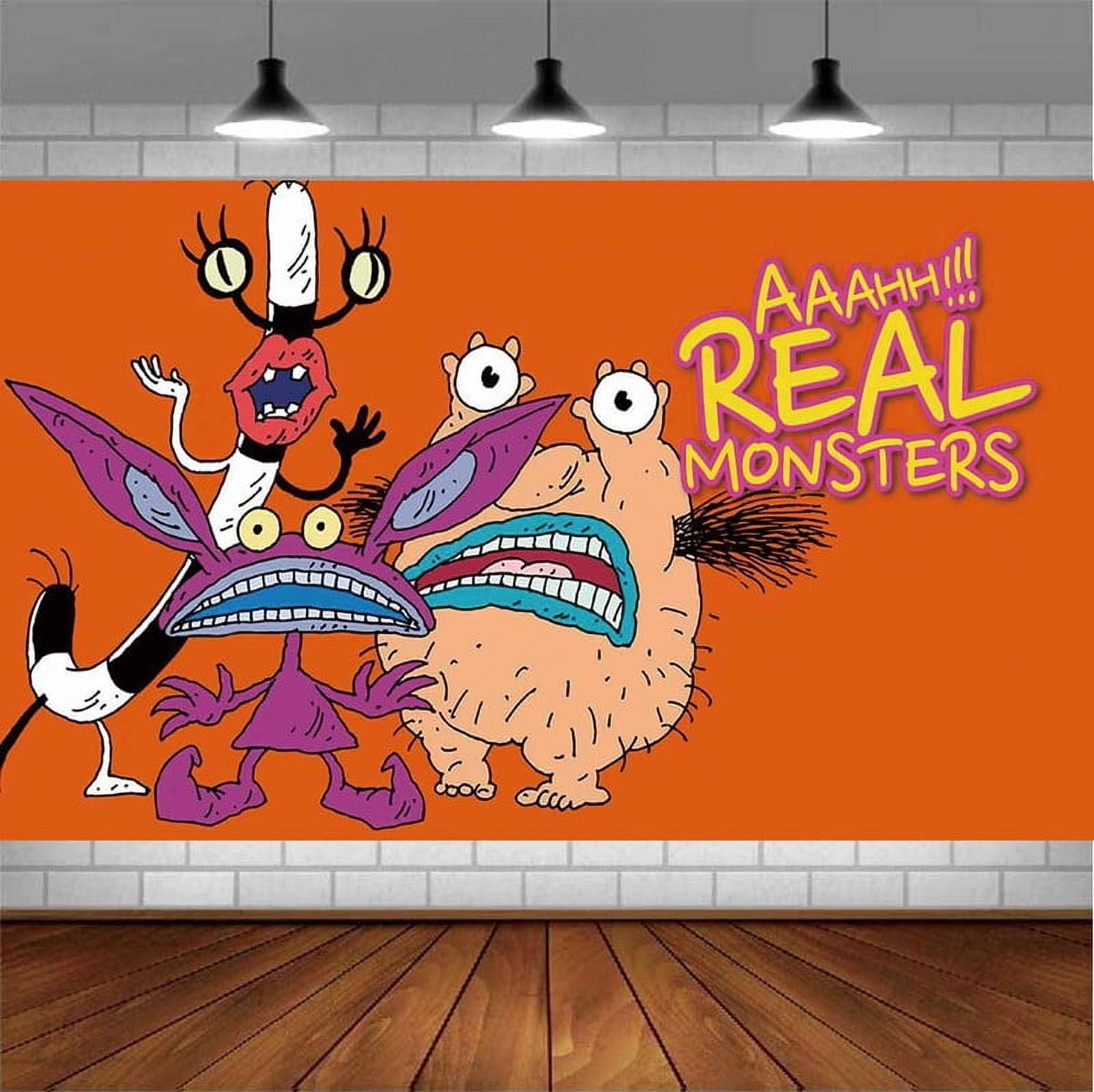 Aaahh!! Real Monsters Backdrop Banner Party Supplies Poster Movie Theme ...
